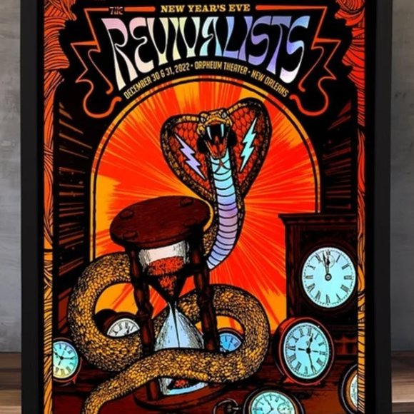Handmade | Art | The Revivalists 223 New Years Eve Poster | Poshmark